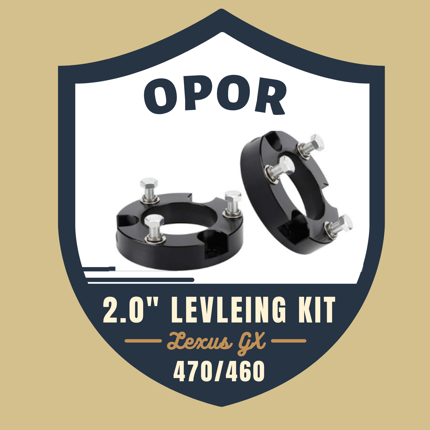 GX470 GX460 Leveling Kit 2.0" front lift - Metal Tech 4x4